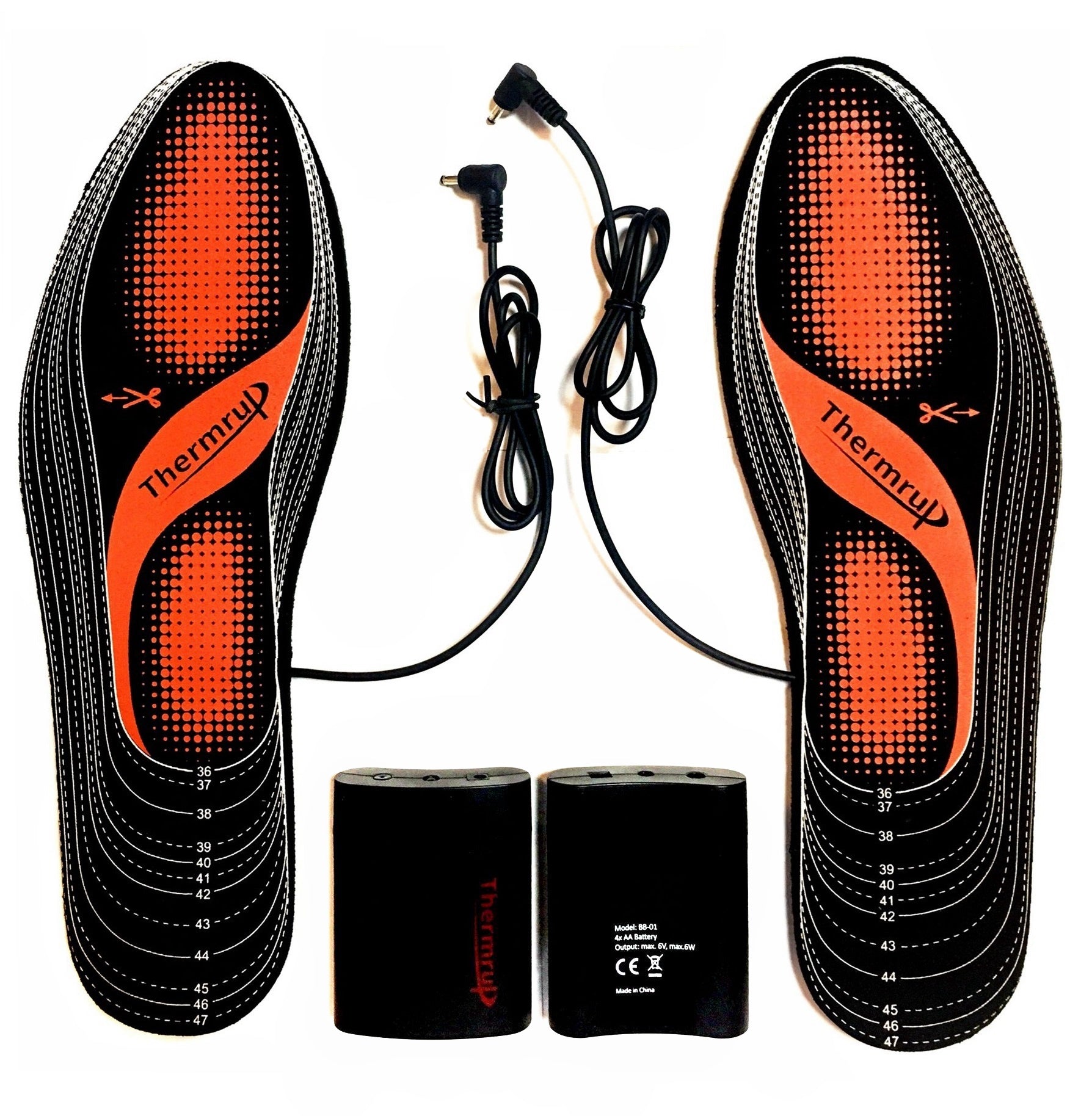 Heated Insoles with Battery Boxes – Thermrup